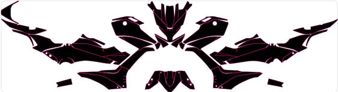 YAMAHA TMAX 560 2022-2024 Template vector graphics – TemplateMoto