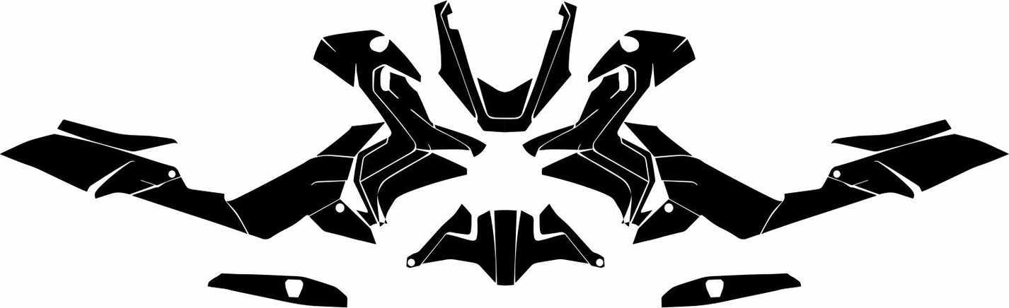 HONDA X-ADV 750 XADV Maxi Scooter Graphics Template Vector – TemplateMoto